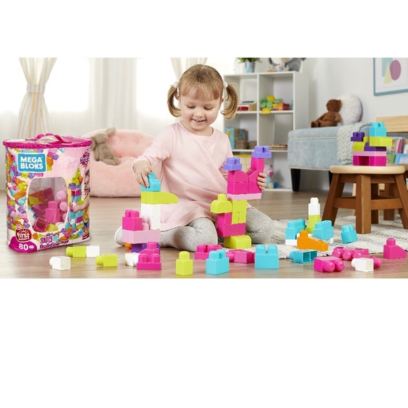 Megablocks | Other | New Megablocks 8pc Block Set Pink | Poshmark